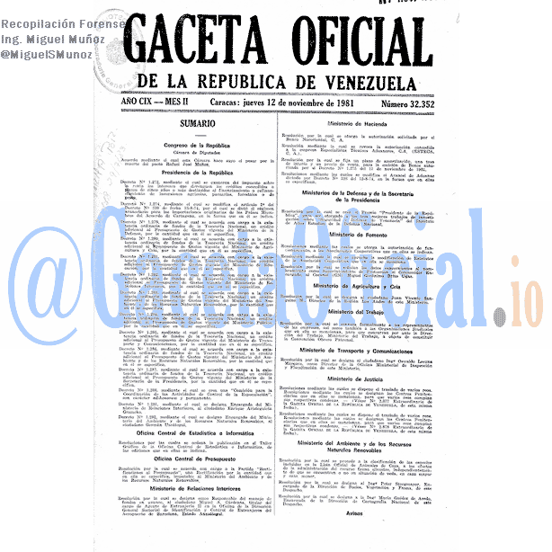 1981-11-12 Gaceta Oficial 32352